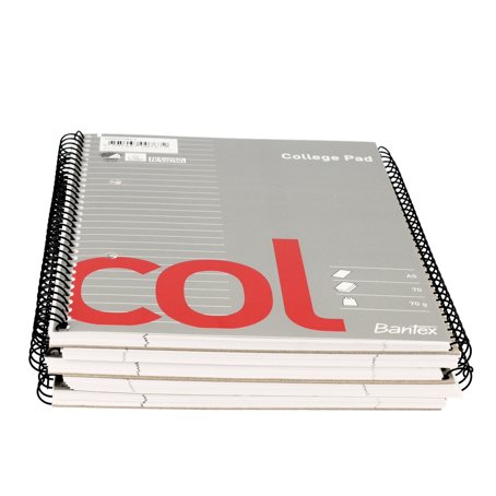 College Pad Bantex Col A5 Ruled 70 Sheets - Wulff Supplies