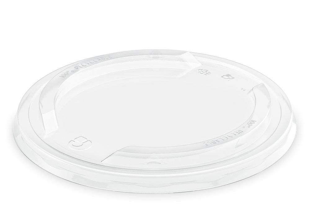 Lid Ø190mm RPET transparent - Wulff Supplies
