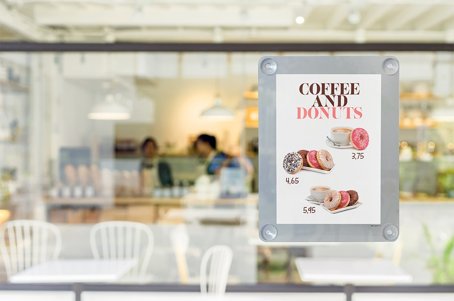 Window poster frame Securit® double-sided A4 - Wulff Supplies