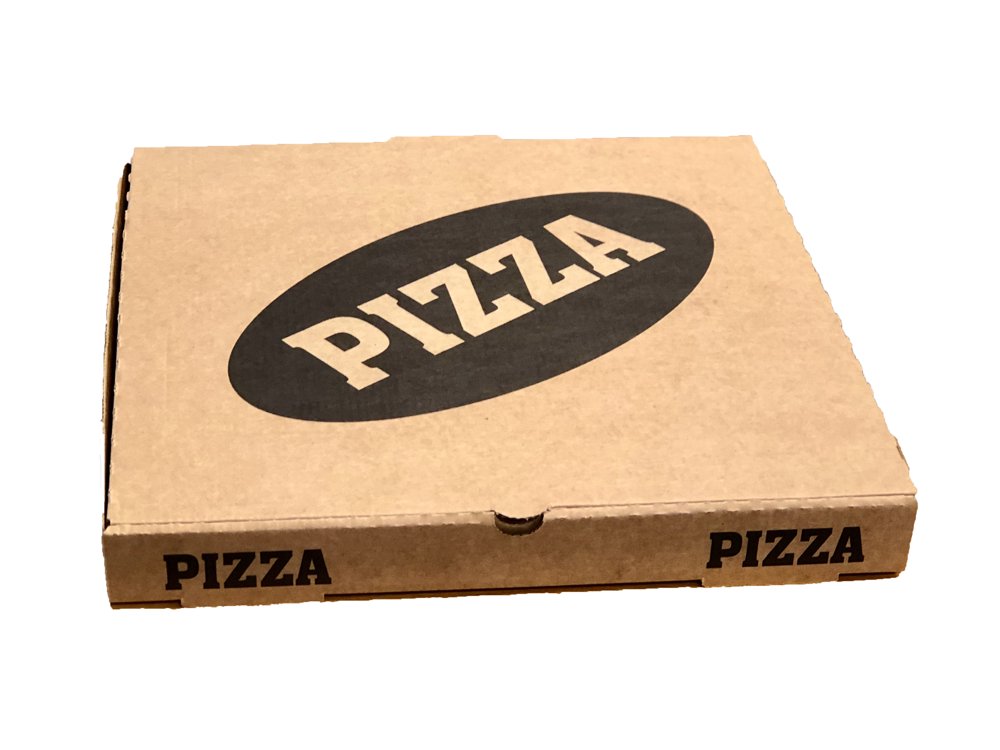 Pizzakartong Wulff 33x33x3,5cm - Wulff Supplies